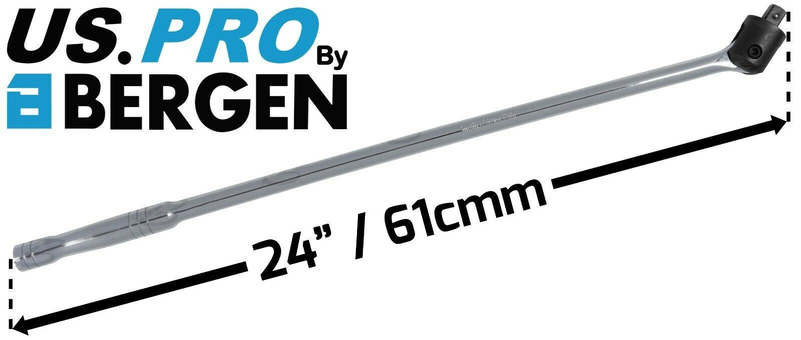 US PRO 1 2 DRIVE 24 LONG BREAKER BAR 27MM 1 2 DRIVE 6 POINT DEEP